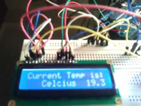 Digital Termometer with Arduino and 16×2 LCD Display | Open Electronics