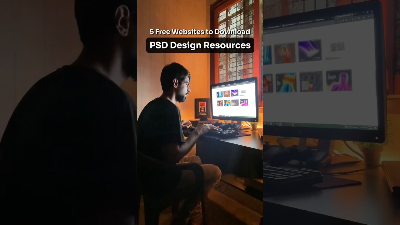 5 FREE WEBSITES to download PSD Design #graphicdesign #graphicdesigner #PSD #freepPSD #freewebsites