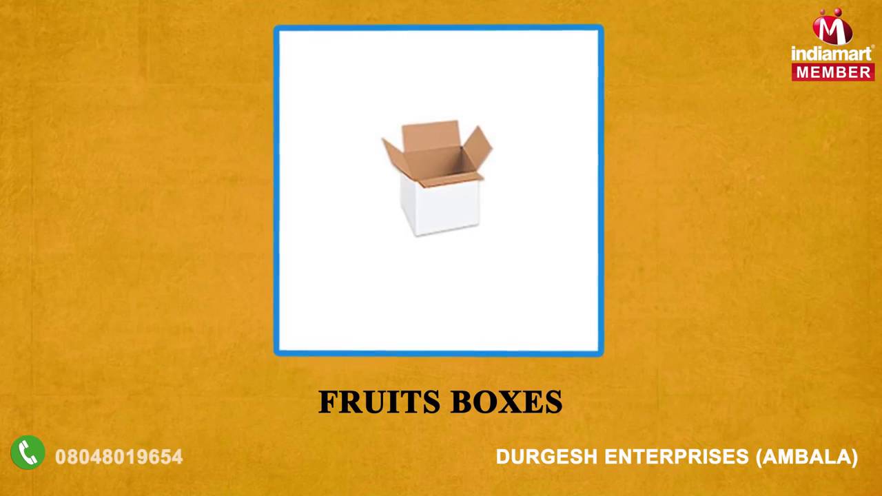 Packaging Boxes And Material By Durgesh Enterprises, Ambala