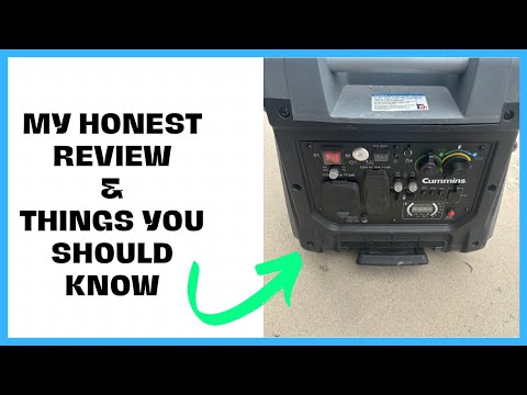 Cummins Onan P4500I Portable Inverter Generator Review | Full Features Demo & Startup