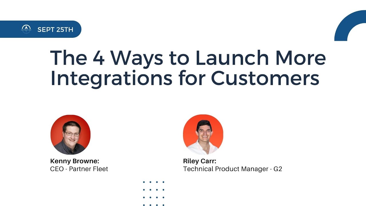 Build your ecosystem: 4 ways to launch integrations | G2 × Partner Fleet