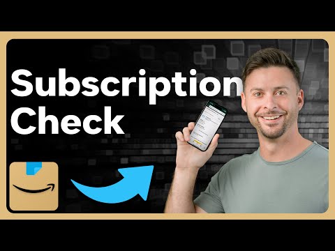 How To Check Amazon Subscriptions