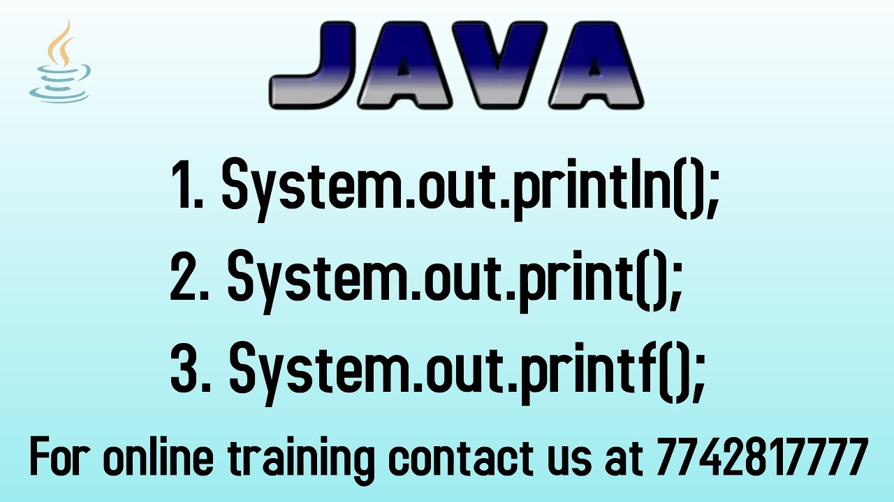 output statement in java in hindi
