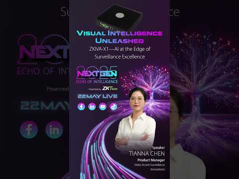 Countdown to the ZKTeco Product Launch Event NextGen 2025: Echo of Intelligence!