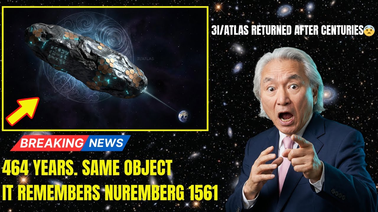 3I/ATLAS Just APPEARED in 1561 Nuremberg UFO Battle Woodcut — Exact Match Found | Michio Kaku