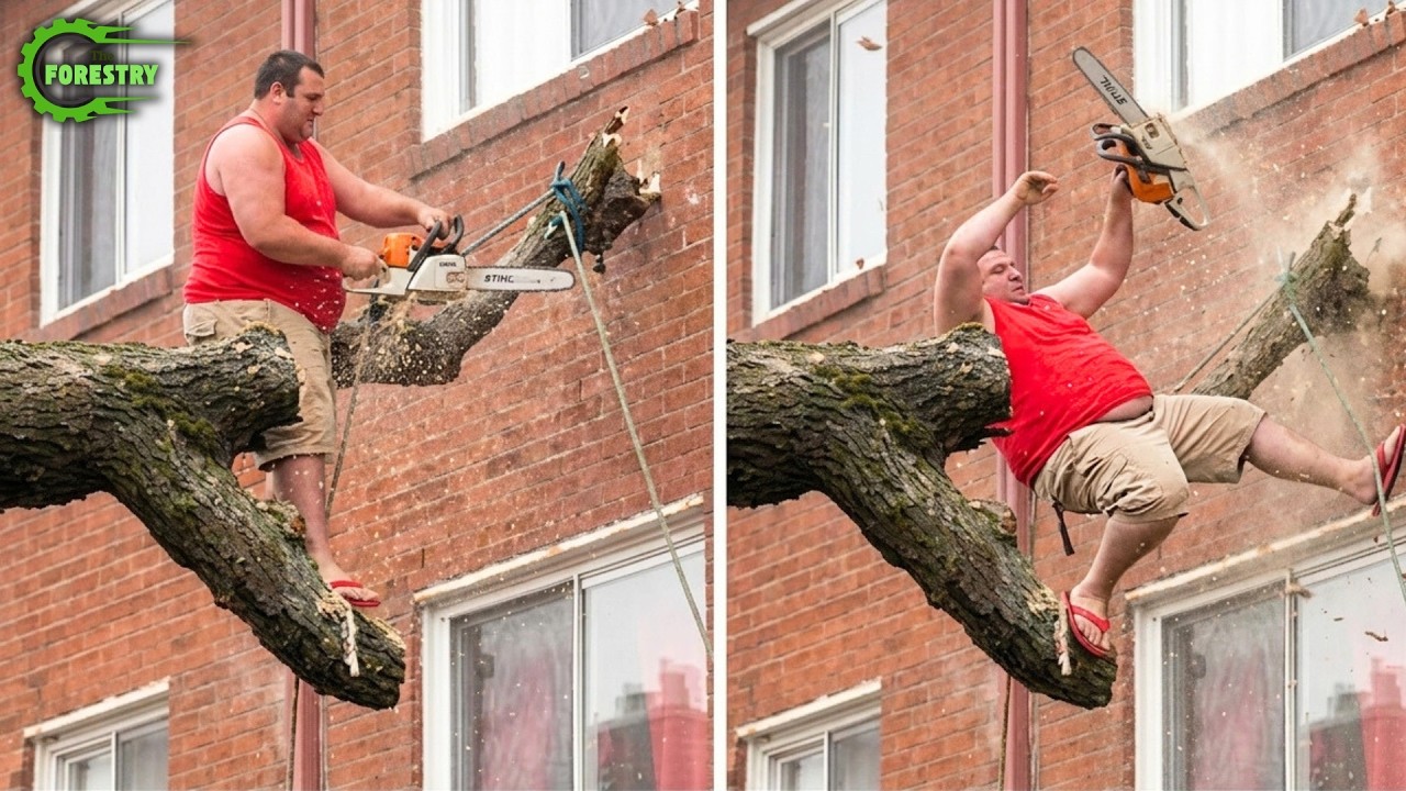 Idiots With Chainsaws: Tree Cutting Fails | Extreme Dangerous Logging Truck Fails #52