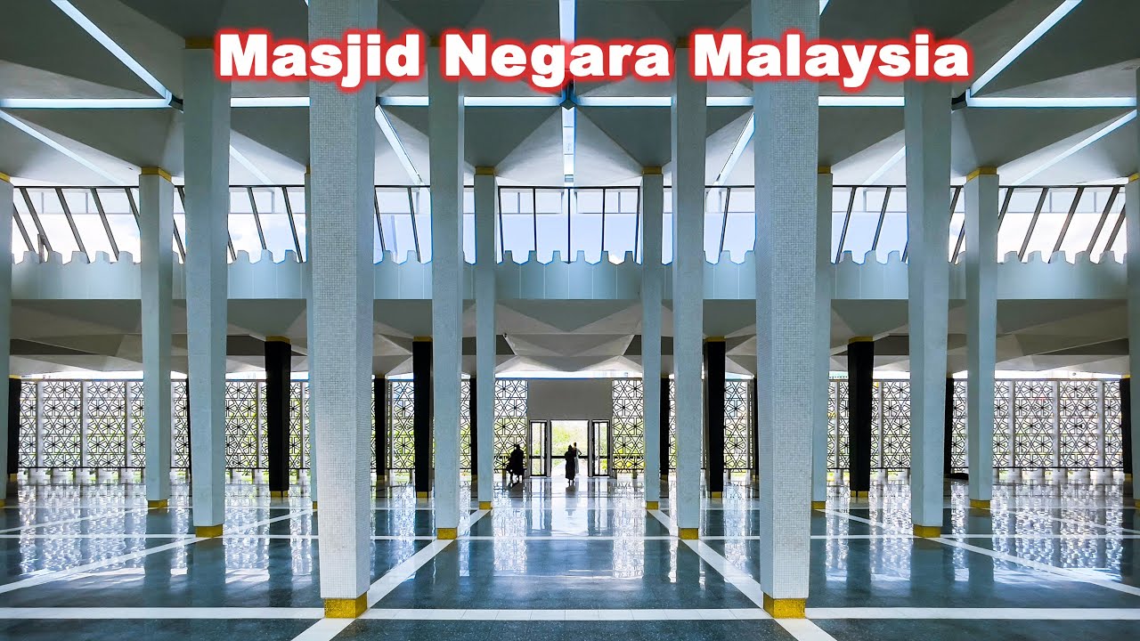 Masjid Negara Malaysia -  National Mosque of Malaysia - Visual tour