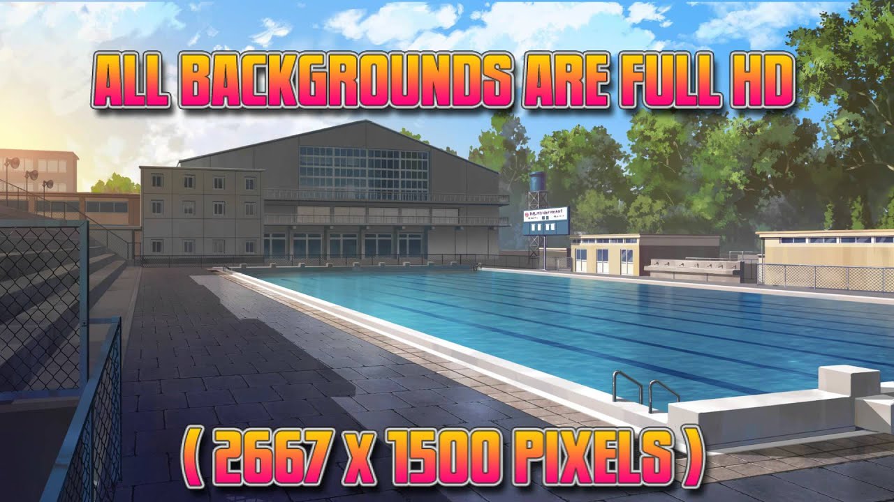 Visual Novel / Anime Background Pack : School