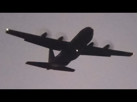 Royal Canada Air Force CC130J Hercules Departure BZE