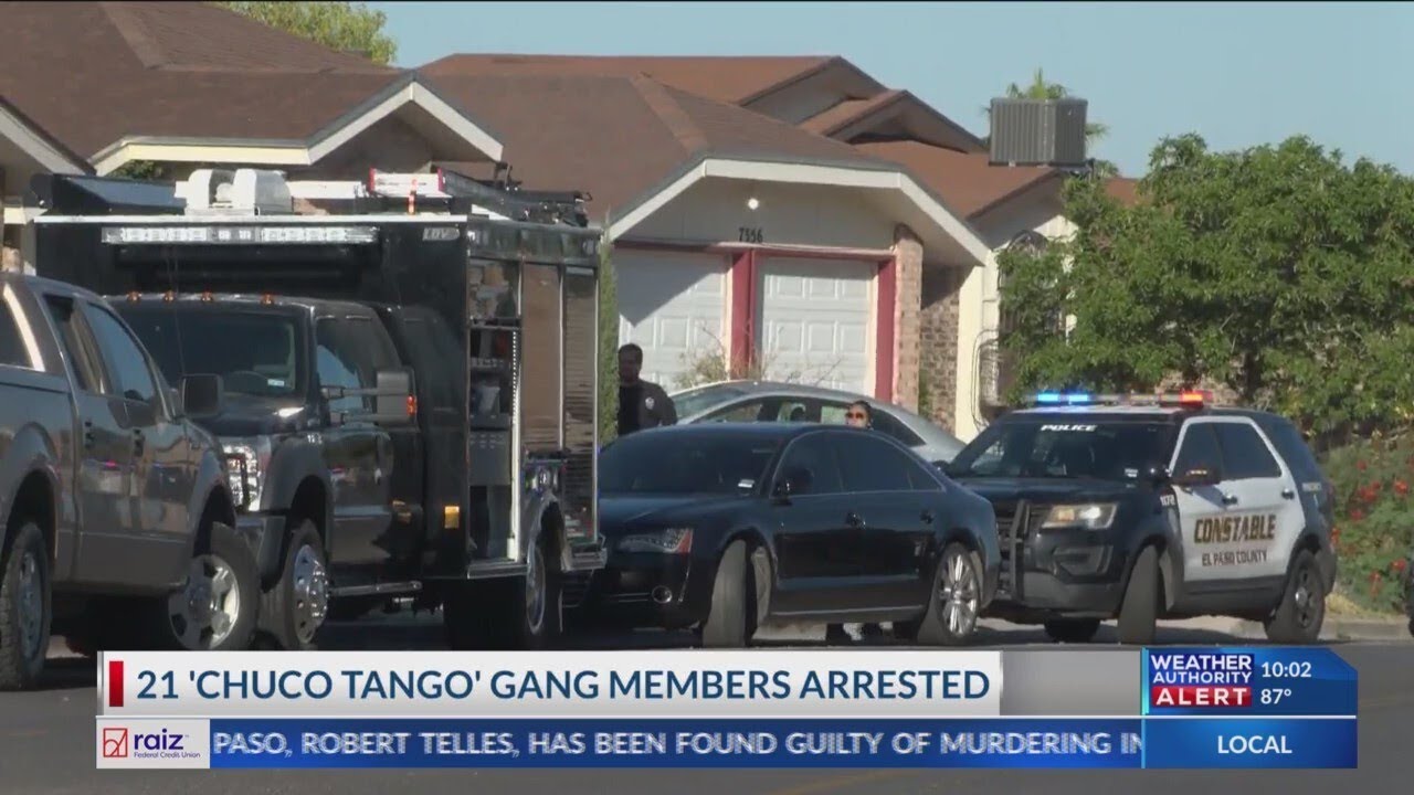 21 ‘Chuco Tango’ gang members arrested in El Paso area