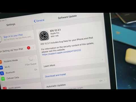 iPad Pro: How To Do a Software Update (Update Software Version)