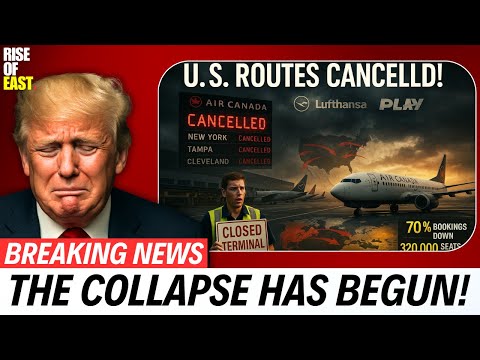 BREAKING: U.S. Airports EMPTY — Foreign Airlines CANCEL Routes, 320,000 Seats GONE!