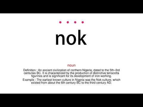 How to pronounce nok - Vocab Today