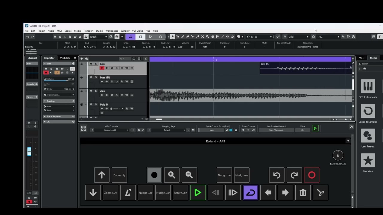 Why does arrange window move when nudging start / end of object when very zoomed in? - Cubase ...