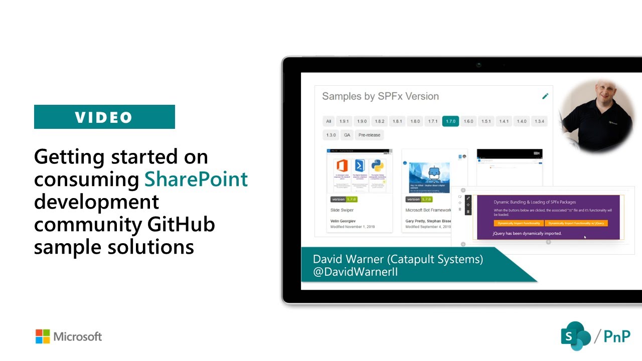 Getting started on consuming SharePoint community GitHub sample solutions