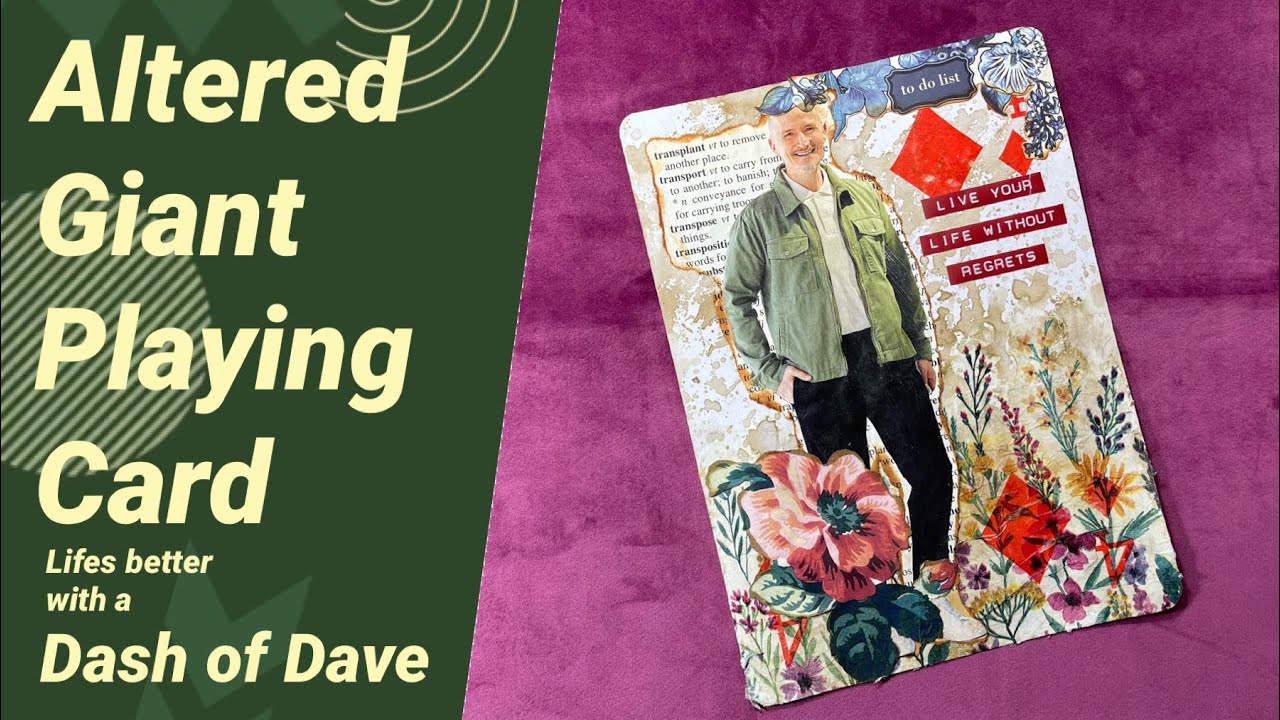 Altered  Giant Playing Card