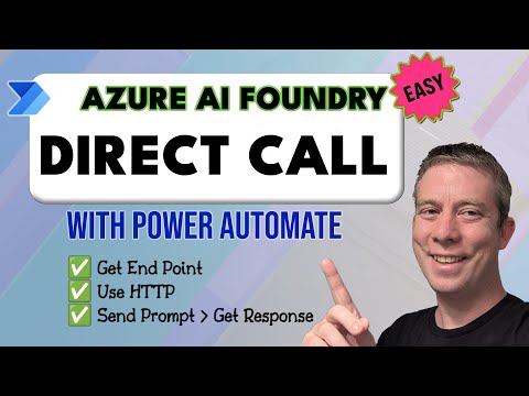 Azure AI Foundry: Power Automate REST
