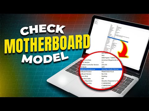 How To Check Motherboard Model Windows 10 Under 1 Minute
