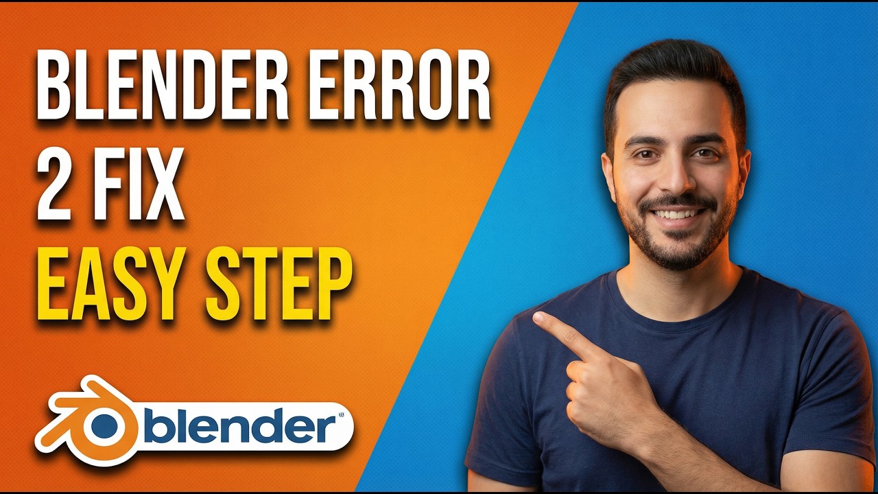 Blender Error 2 Fix (Easy Step-By-Step Guide)