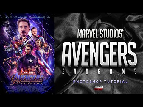 Avengers Endgame - Official Poster Photoshop Tutorial