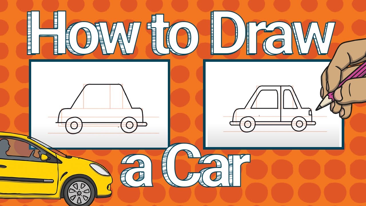 How to Draw A Car | Car Drawing | Twinkl Illustrators| Twinkl Kids Tv