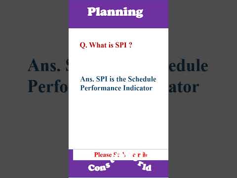 11 planning what is SPI