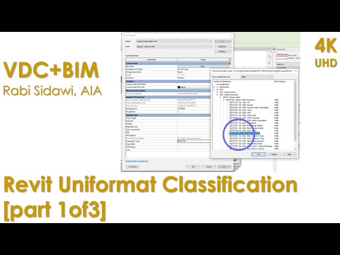 Revit Uniformat Classification [part 1of3]