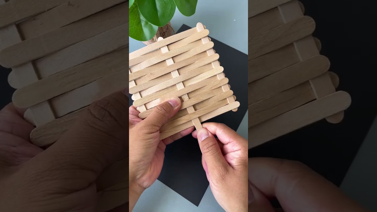 Don't throw away the popsicle sticks after eating. You can make a wooden fan without glue. Try i