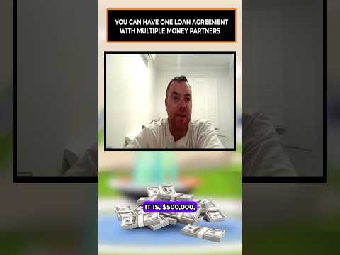You can have one loan agreement with multiple money partners