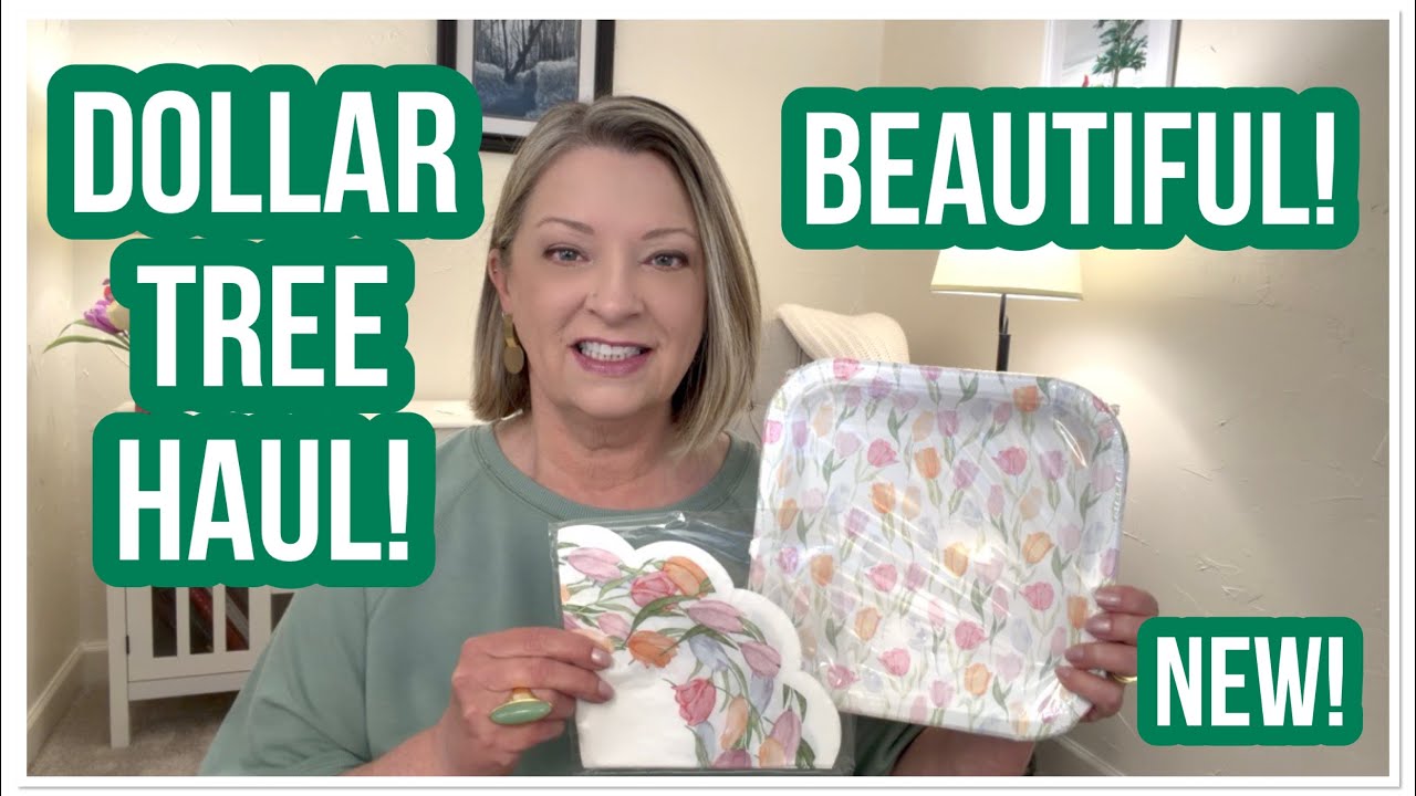 DOLLAR TREE HAUL | Beautiful! | FABULOUS NEW FINDS | DT NEVER DISAPPOINTS😁 #haul #dollartree 