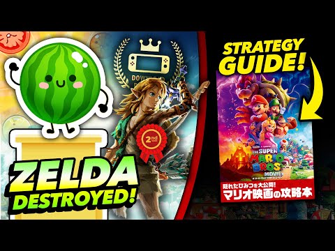 Watermelon Game DESTROYS Zelda TOTK in Downloads?! + Mario Movie Gets A Strategy Guide!