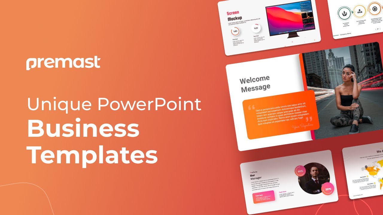 Unique PowerPoint  Presentation Templates for Business - Pitchdeck, Blockchain, Proposals 👔