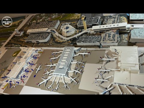 MASSIVE! LAX Model Airport Terminals 1-3 Update!