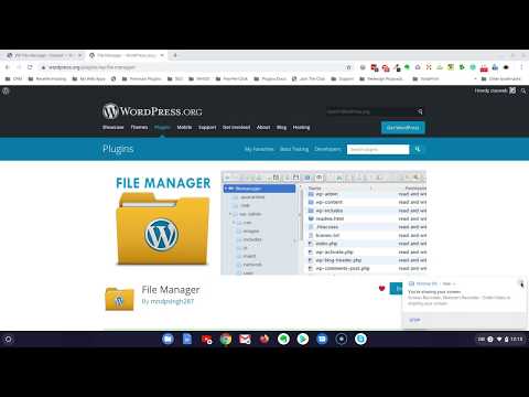 WP File Manager, an essential plugin if you use WordPress