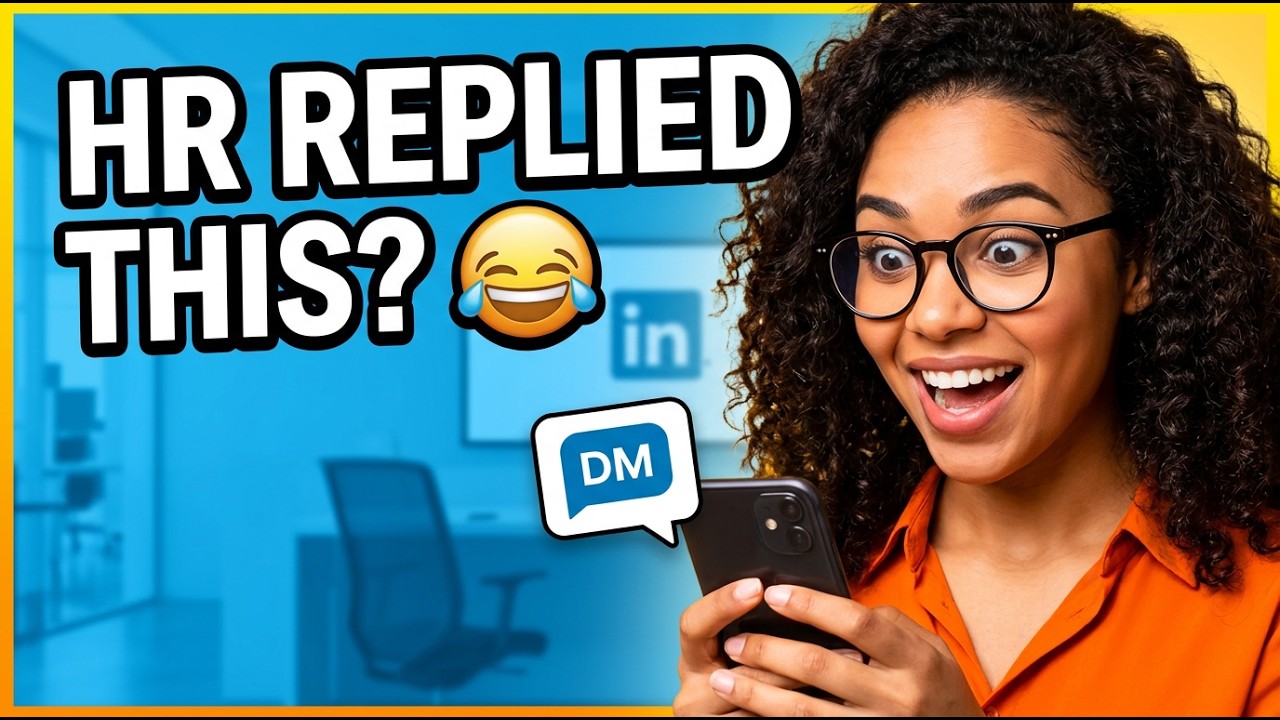 LinkedIn DM to HR    The Reply I Got 😂  Job Reality