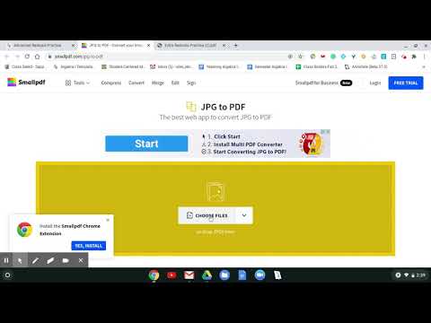 File Upload Video Converting Pictures to PDF