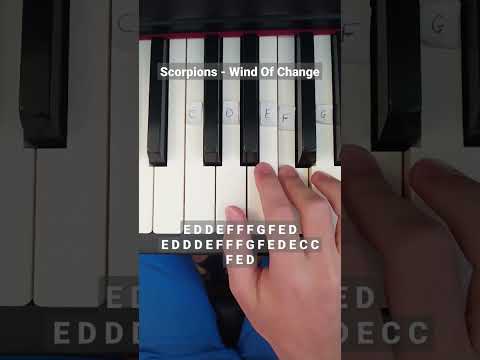 Scorpions - Wind Of Change - piano tutorial # 1