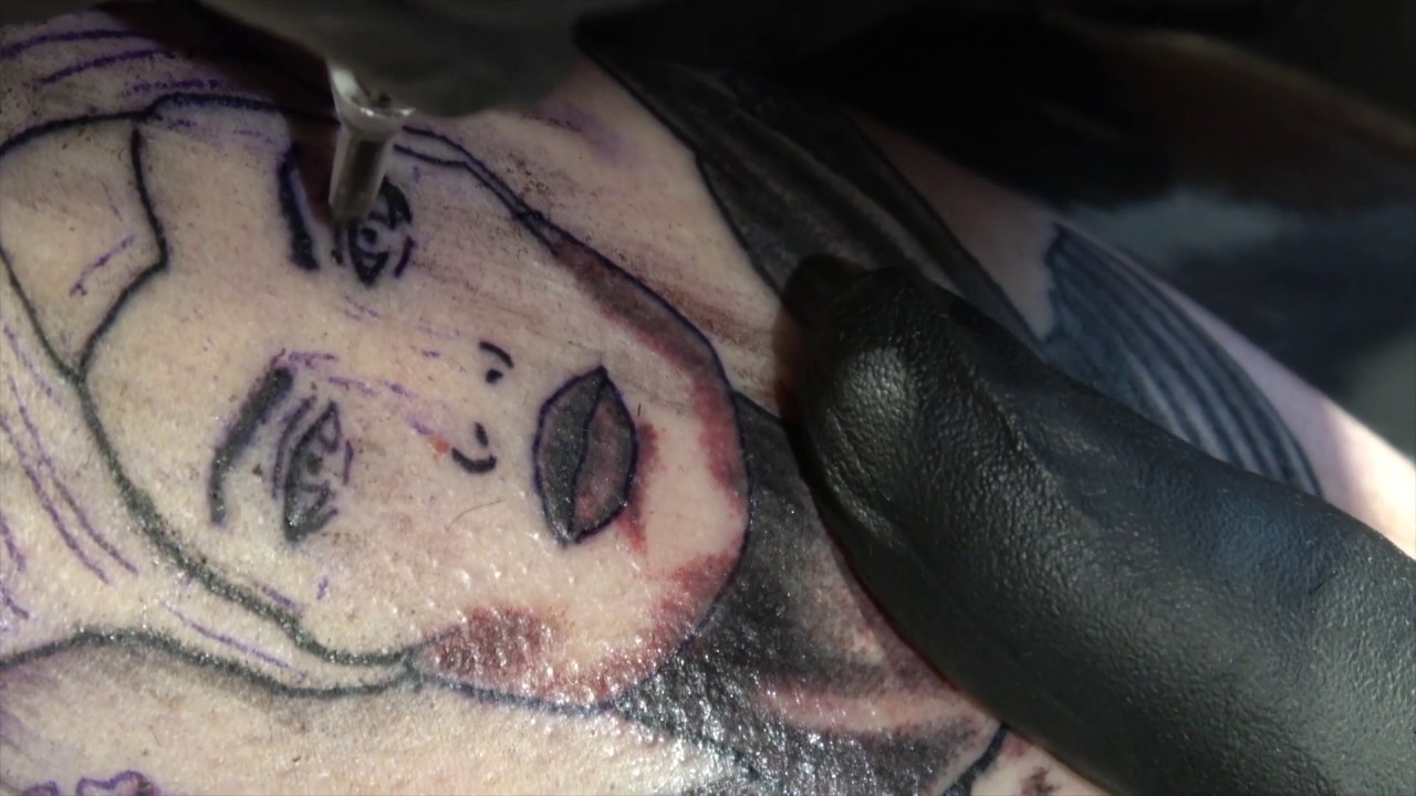 MALEFICENT TATTOO TIME LAPSE