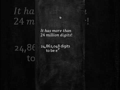 Largest known Prime Number