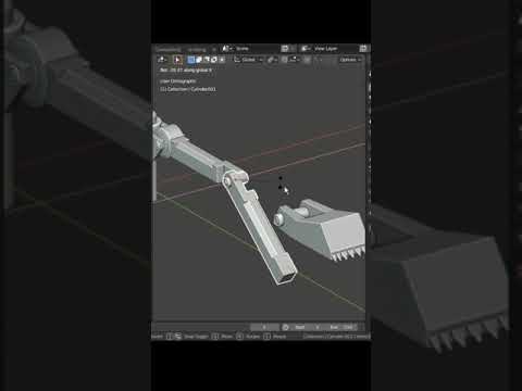 Rigging without Armature | Parenting #blender #animation #tutorial #tips #3d #model #rigging