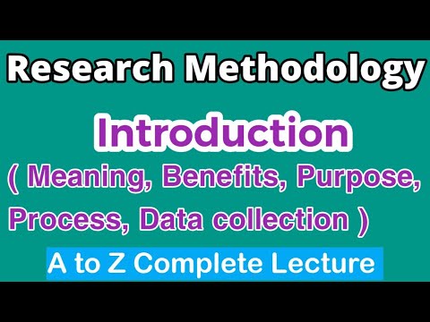 Research Methodology | Research Process in Research Methodology |Data collection methods in research