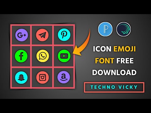 New icon font free download 2022 || No Password problem || Techno Vicky 🥰