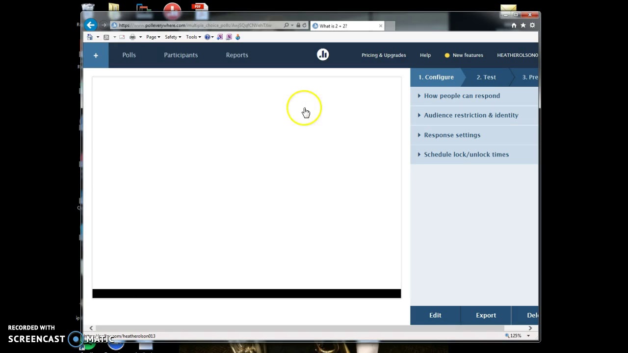 PollEverywhere: Quick Tutorial