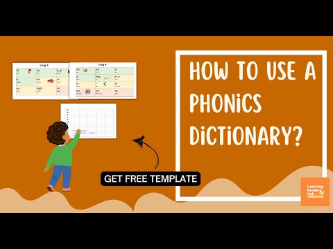 Kids PHONICS Spelling dictionary - Learning To Read & Spell with Phonics!