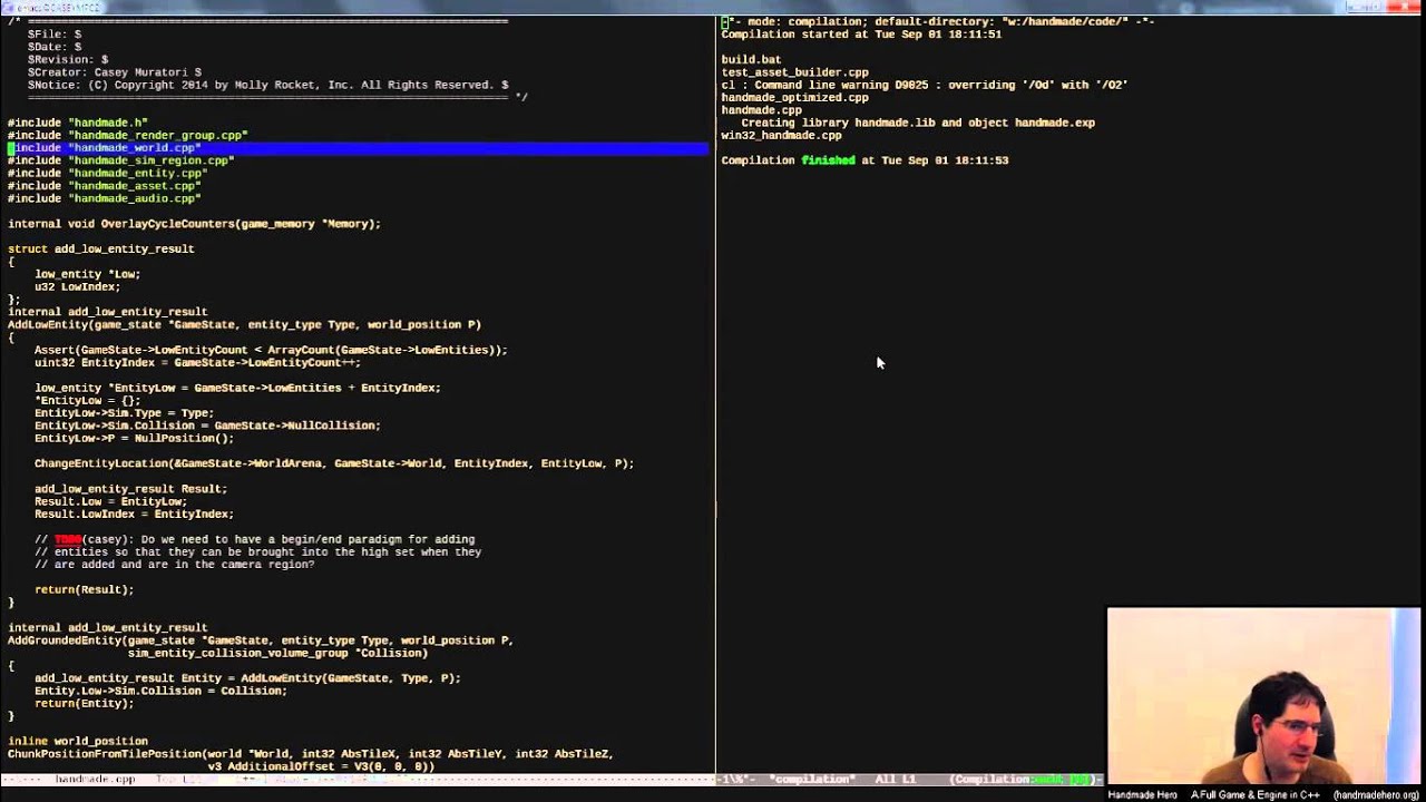 Handmade Hero | Unity Builds | Compilation Units