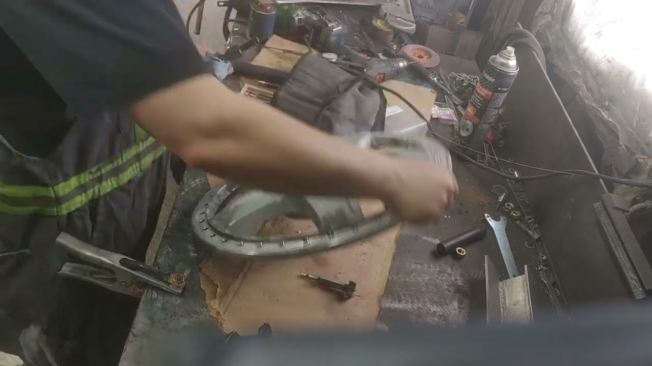 redrilling 3 piece work wheels from 4 bolt to 5 bolt. with basic tools.