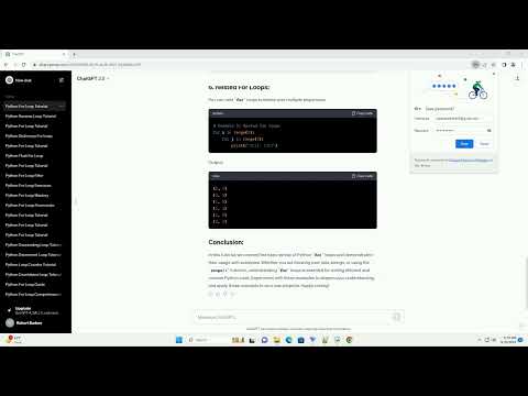 python for loop geeksforgeeks
