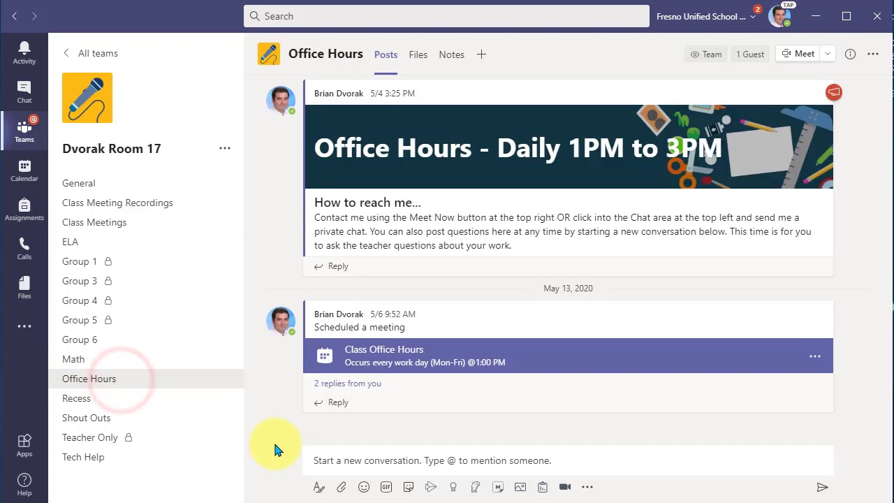 Scheduling Office Hours for Multiple Classes