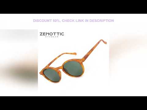 ZENOTTIC Fashion Women Men Polarized Sunglasses Retro Round Sun Glasses Unisex UV400 Shades Sunglass