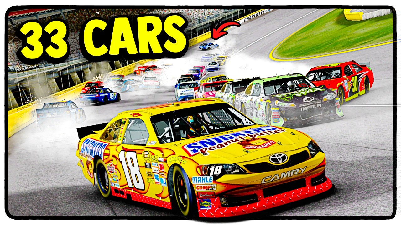 I Caused The Worst NASCAR Wreck I Have Ever Seen
